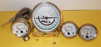 Tachometer + Gauge Set WHITE FACE Fit For John Deere | eBay