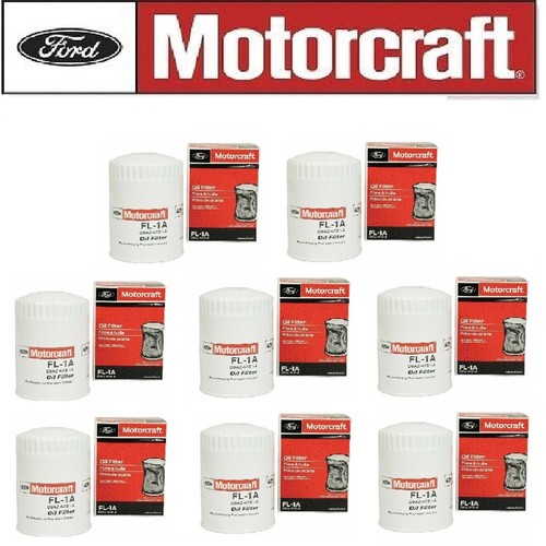 8PC Genuine OEM Motorcraft FL1A Engine Oil Filter D9AZ6731A FL-1A | eBay