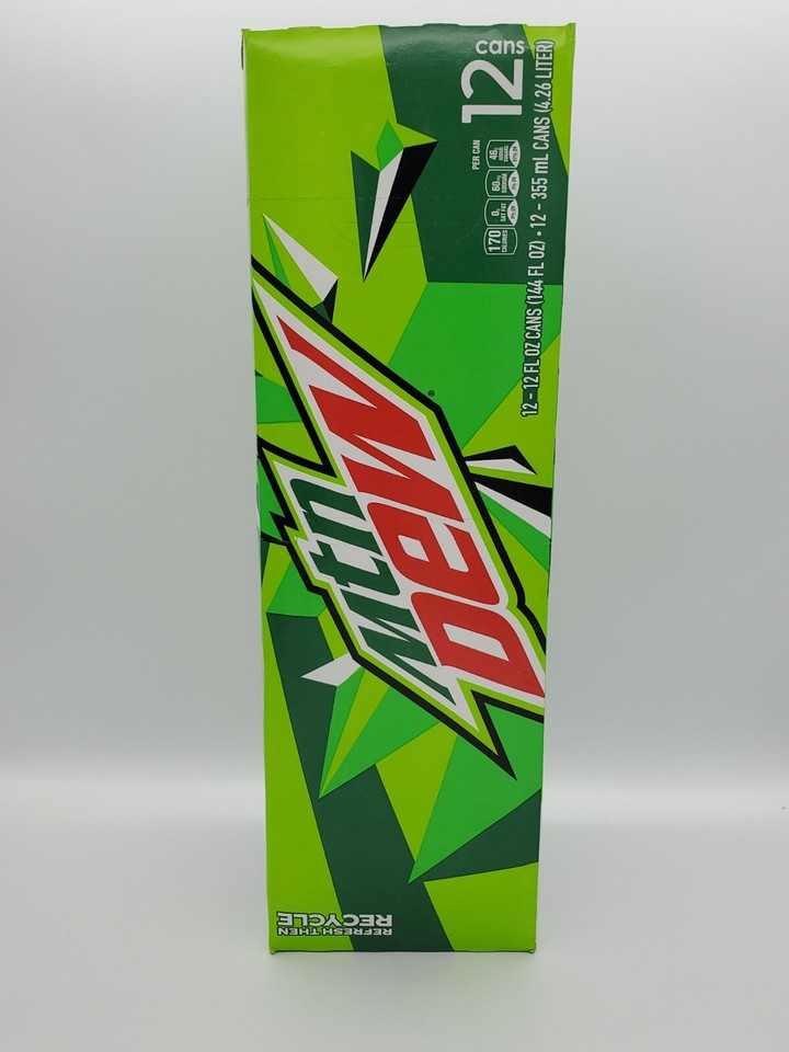 2024 EMPTY Mtn Dew 12 pack BOX ONLY Mountain Dew Outdoor Gear No Code ...