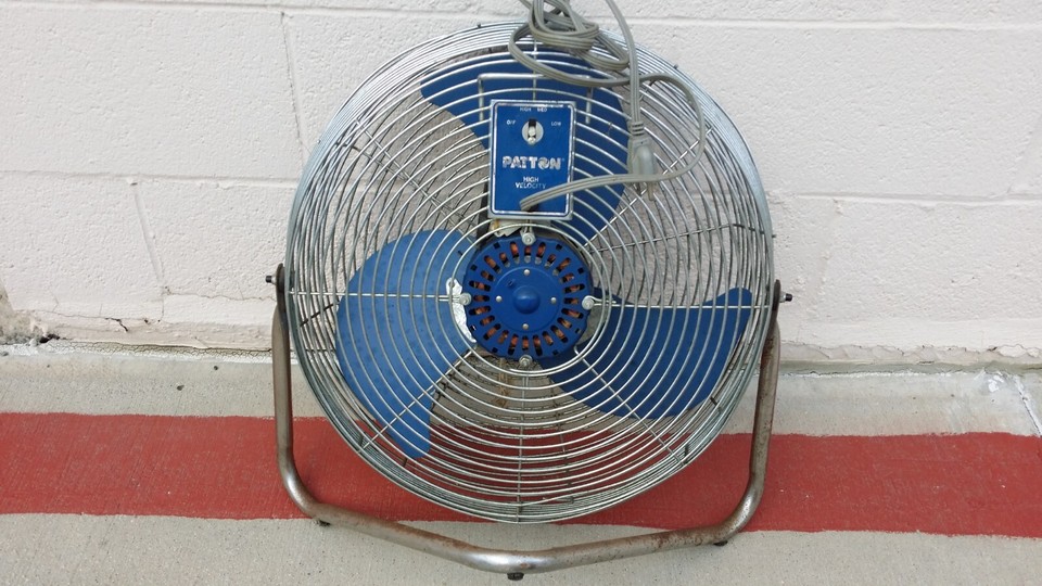 Vintage Patton 20” High Velocity 3 Speed Floor Fan Model U2-1887 | eBay