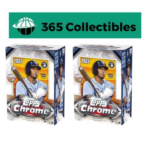 2 X NEW 2022 Topps Chrome Baseball 8-Pack Blaster Box MLB ( BLASTER ...