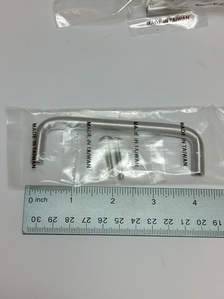 STANLEY 4484 ALUMINIUM 4" CABINET DRAWER PULL BOX OF 25 WITH HARDWARE ...