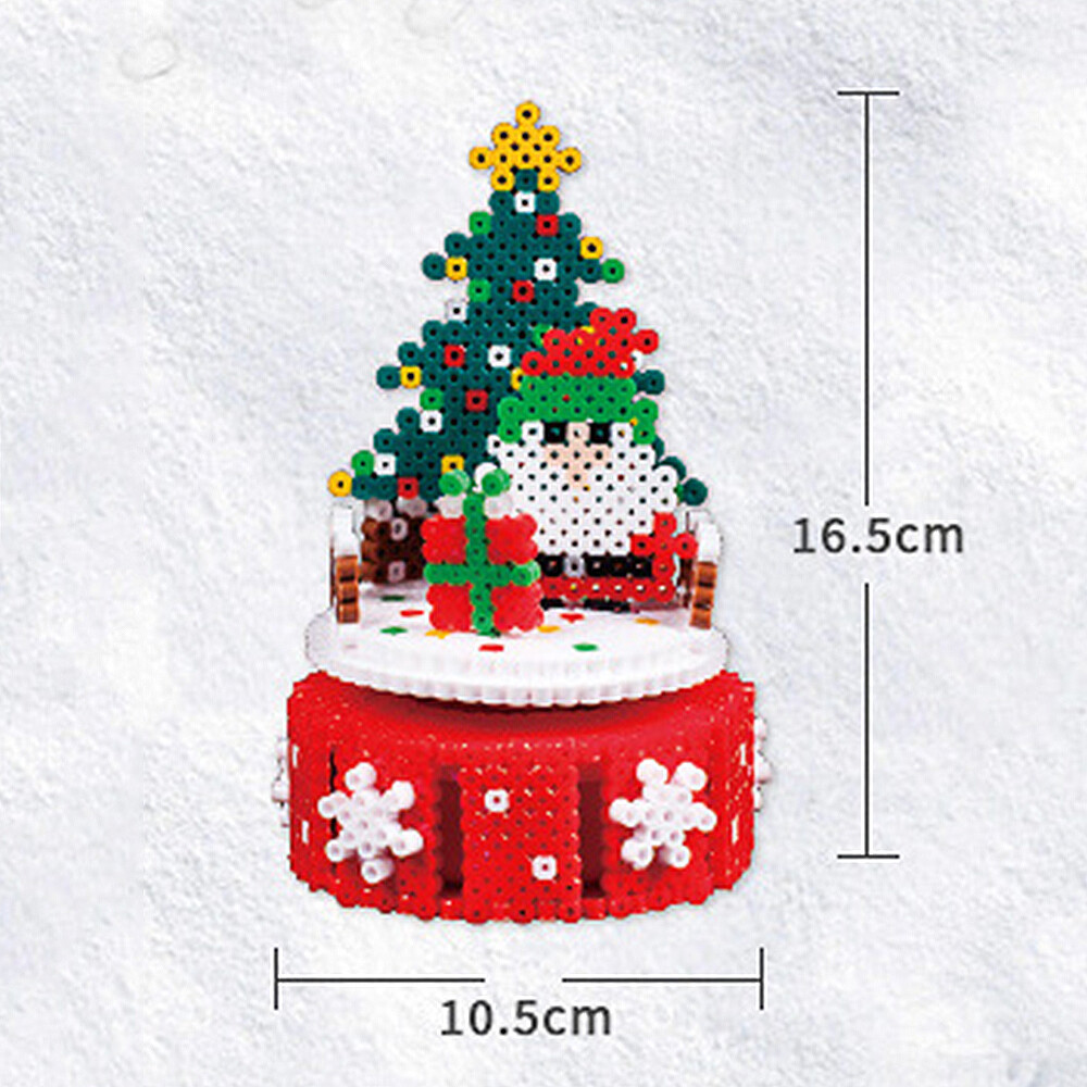 Christmas Tree Music Box Fuse Bead Kit For Children Xmas Gift DIY Game ...