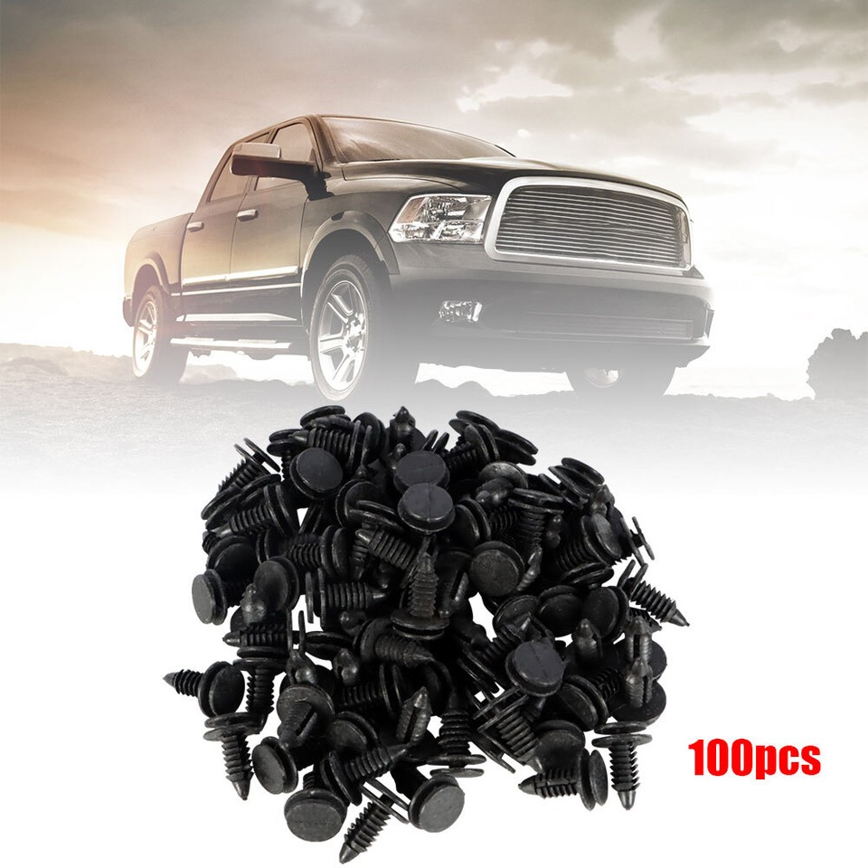 6503709 100pcs Pickup Door Panel Clips Fasteners For Dodge Ram 1500 ...