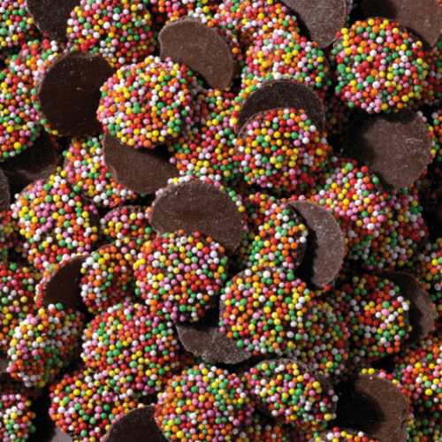 1 X 300G BULK BAG ALLENS ALLEN'S MILK CHOCOLATE BUD FRECKLES CHOC 100S ...