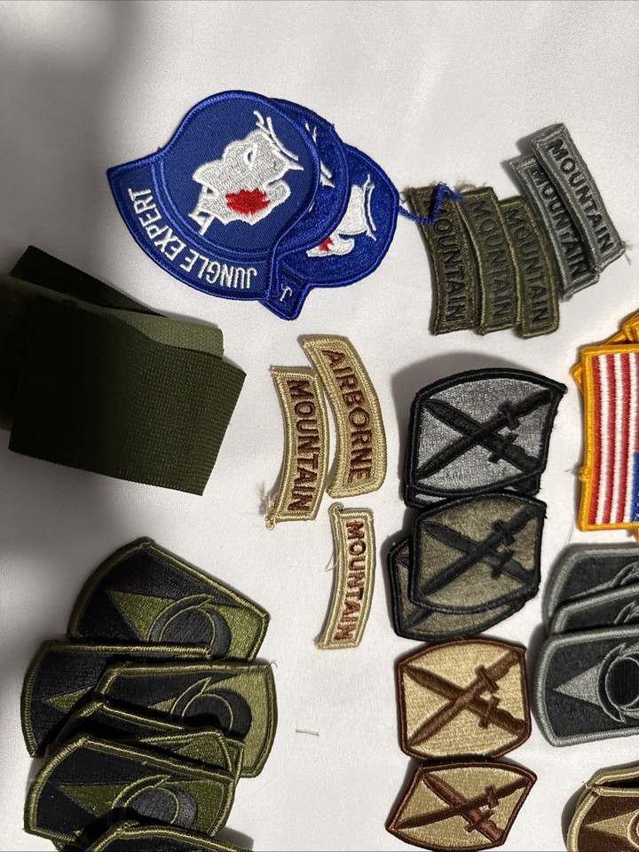 US Army CIB Sew-On Combat Infantryman Badge Mountain Patches | eBay