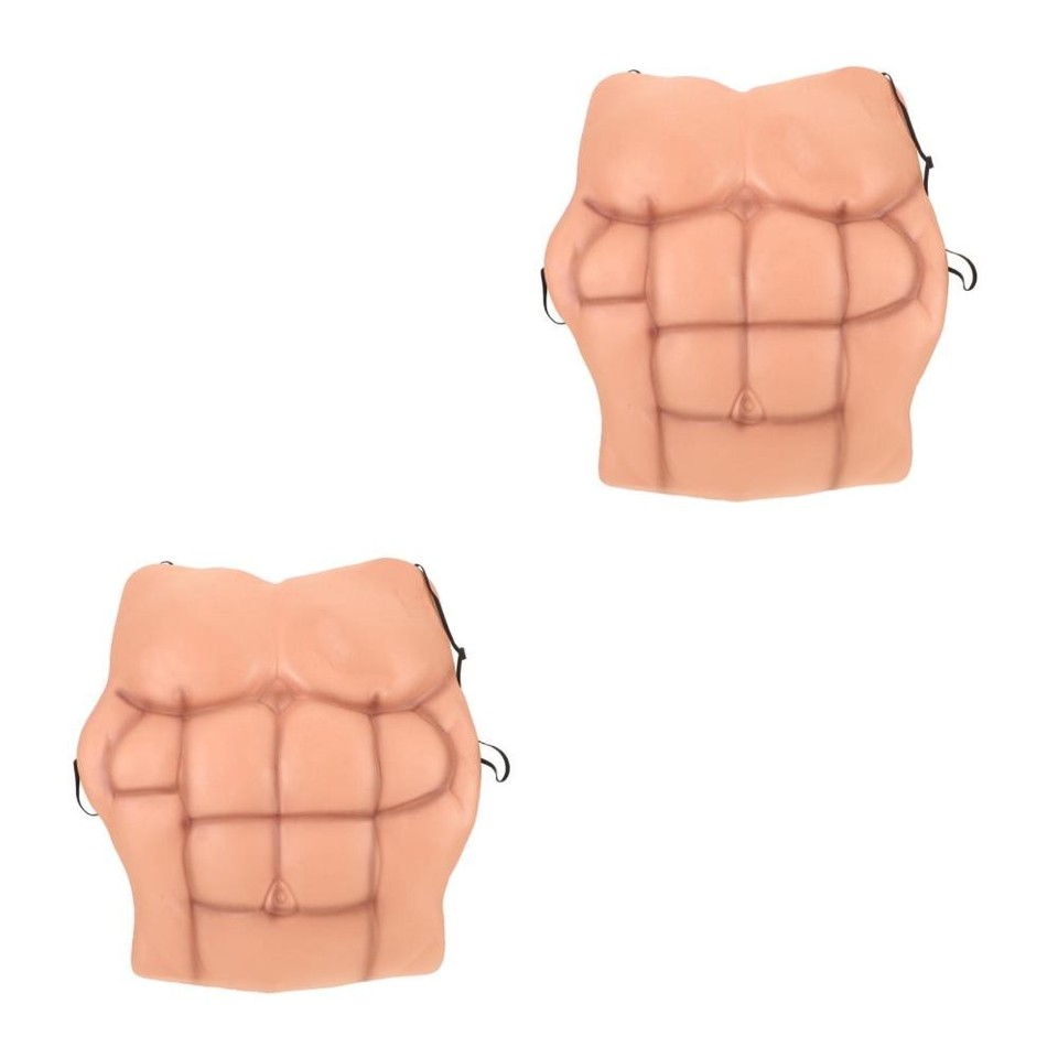 Cosplay Chest Prop Fancy Dress Fake Funny Muscle Muscles Costume | eBay