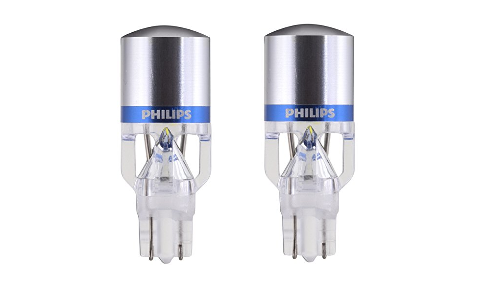 Philips 921 6000K Xenon White Super Bright Backup Reverse LED Light ...