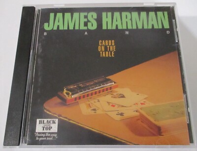 James Harman Band Cards On The Table CD 1994 Blues Harmonica | eBay