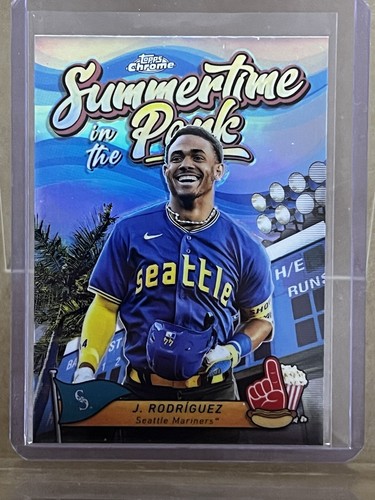 2024 Topps Chrome Summertime in the Park Julio Rodriguez Seattle ...