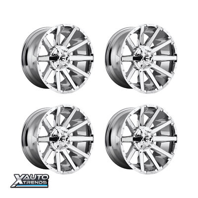 Fuel Off-Road D614 Contra Chrome Plated 20X10 6X135/6X139.7 -19mm (Set ...