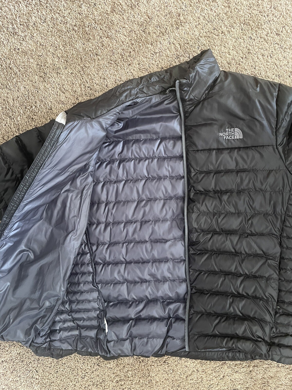 North Face 550 Fill Puffer Jacket Men’s Extra Large B… - Gem