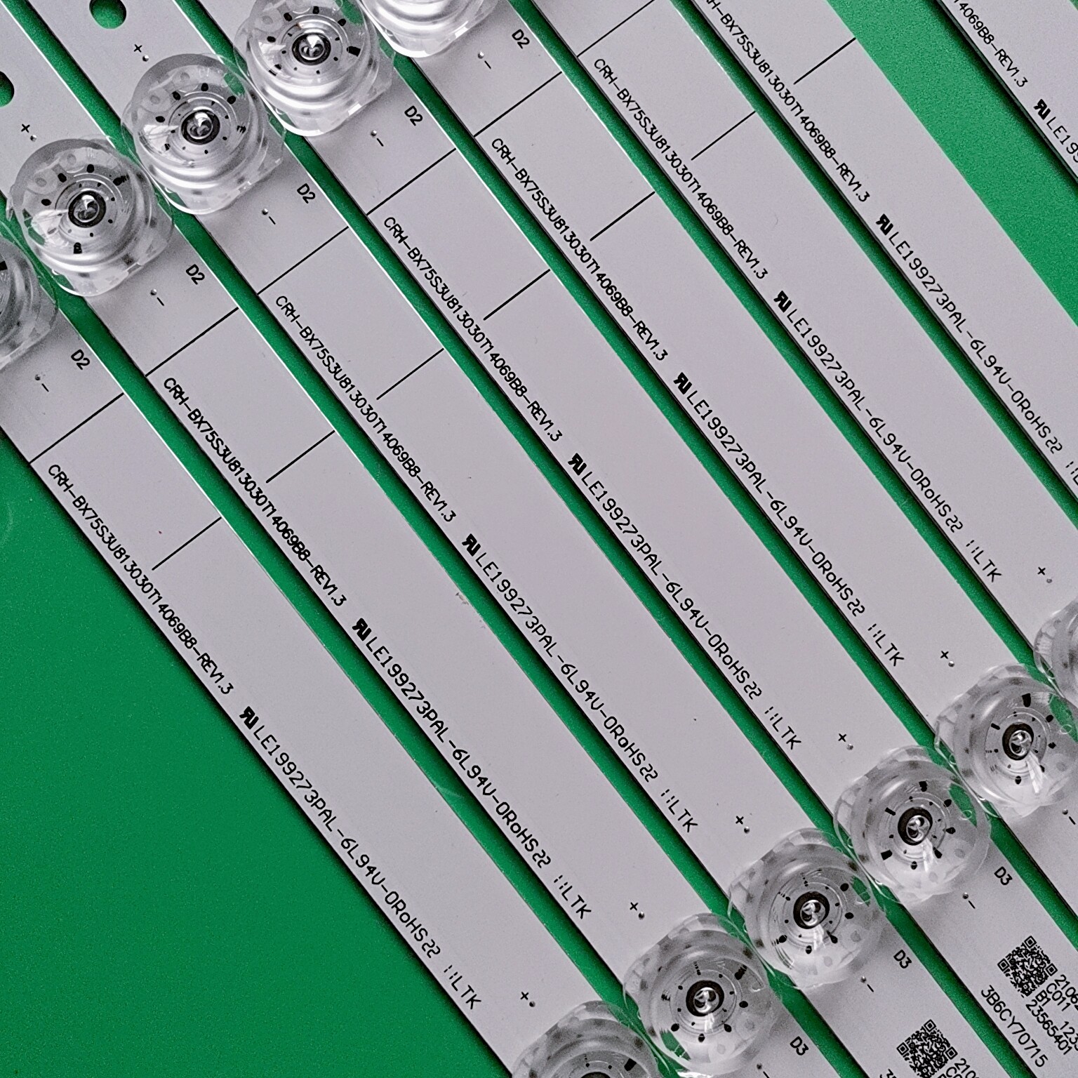 New Hisense CRH-BX75S3U813030T14069B8-REV1.3 SVH750A76 LED bars For ...