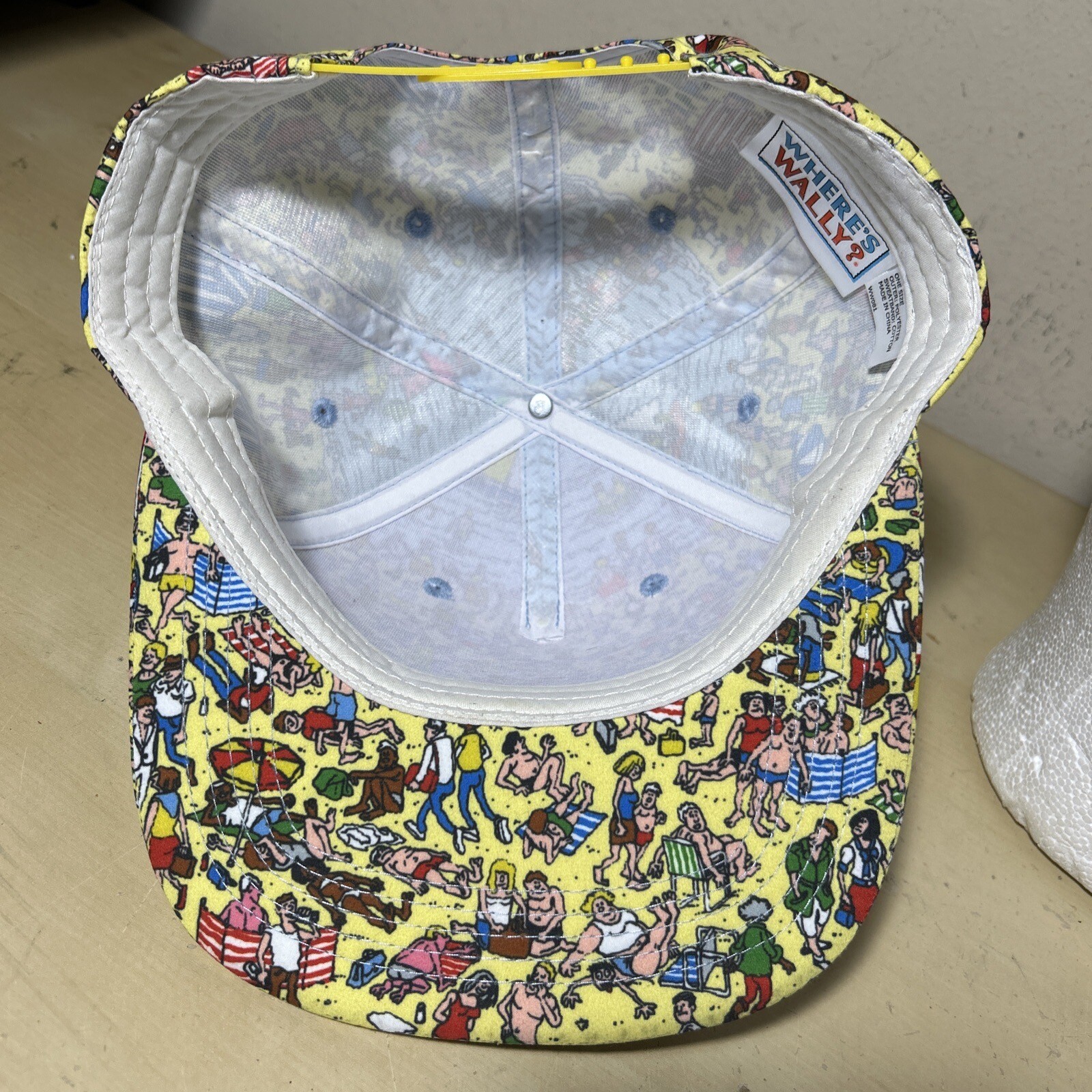 WHERE'S WALDO WALLY CAP HAT OSFM ADJUSTABLE STRAP RA… - Gem