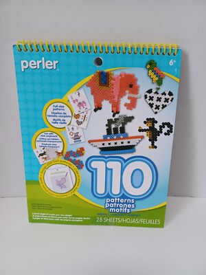 Perler Beads 110 Full Size Fused Bead Pattern Pad Book Vol 1 #80-22785 ...