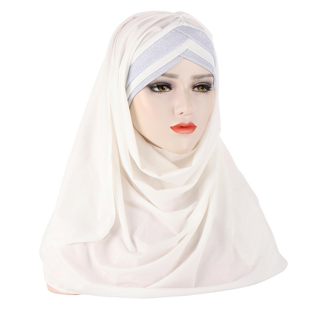 Women Hijab Amira Scarf Shawl Ramadan Instant Turban Wrap Muslim ...