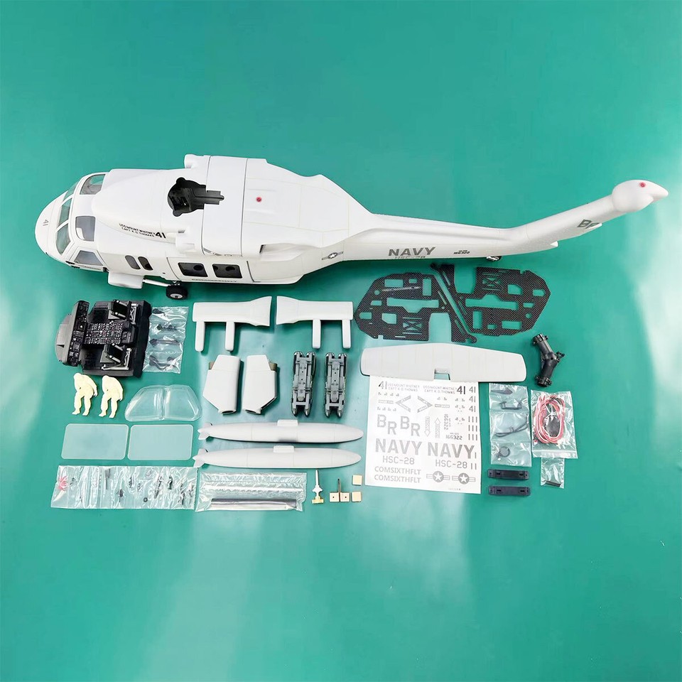 500 Size UH-60 Black Hawk Gray V2 RC Helicopter Fuselage composite ...