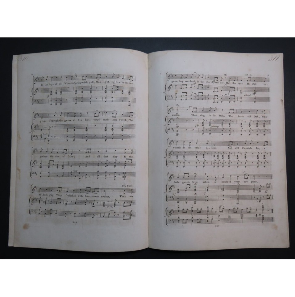 Loder Edward J. The Brave Old Oak Gesang Piano ca1840 | eBay.de