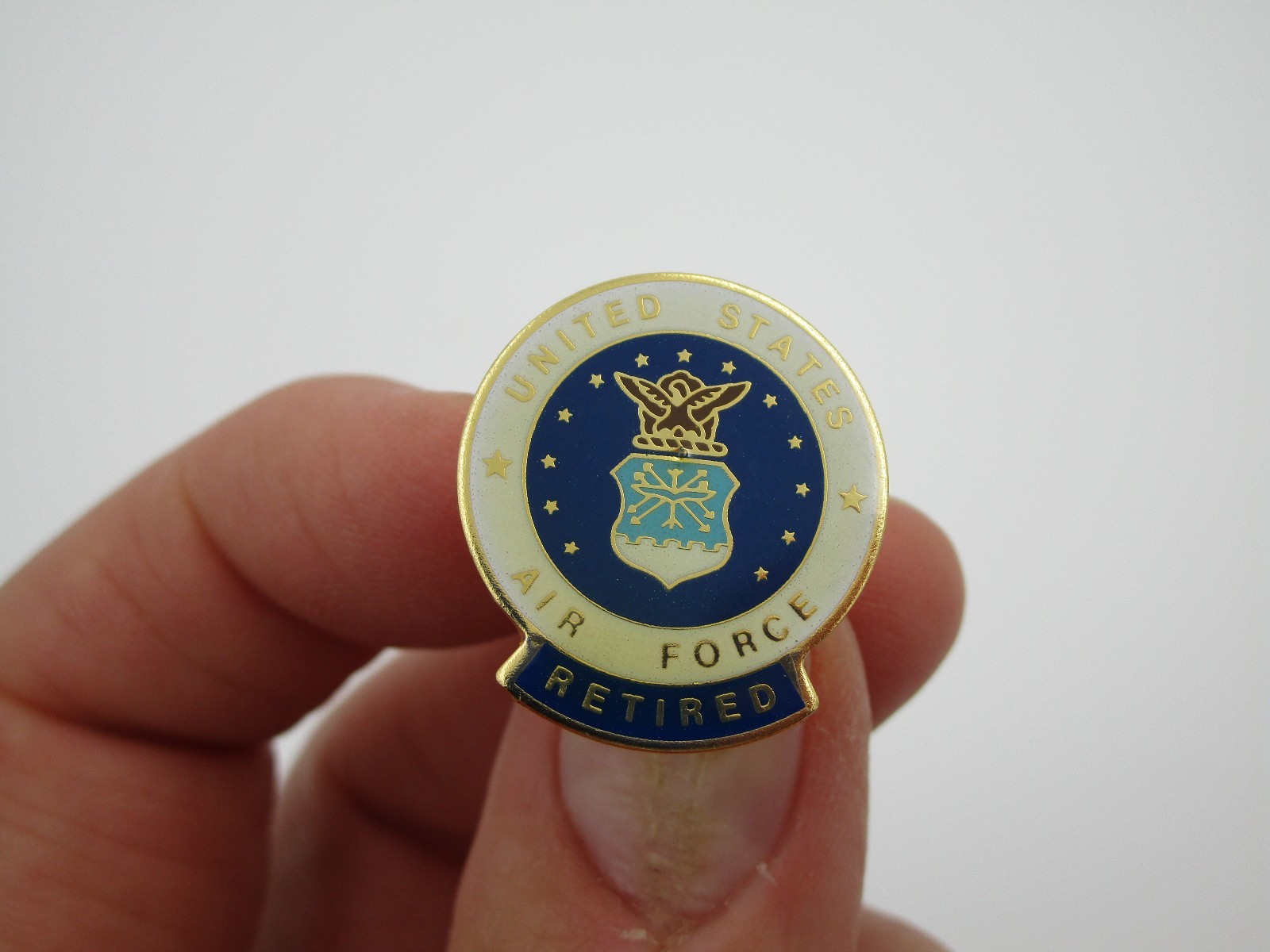 US Air Force Retired pin, military pin, retired military pin, keepsake ...