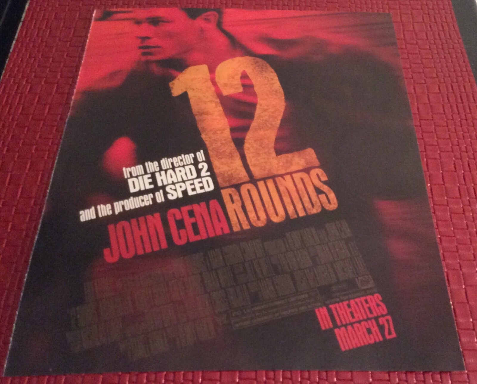 12 Rounds Movie Print Ad Poster Art (Frame Not Included) | eBay