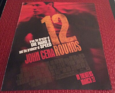 12 Rounds Movie Print Ad Poster Art (Frame Not Included) | eBay