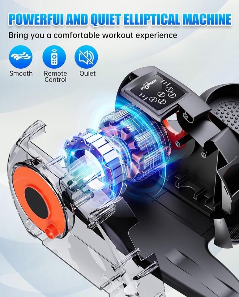 Under Desk Elliptical Machine, Electric Ellipse Leg Exerciser as Seen ...