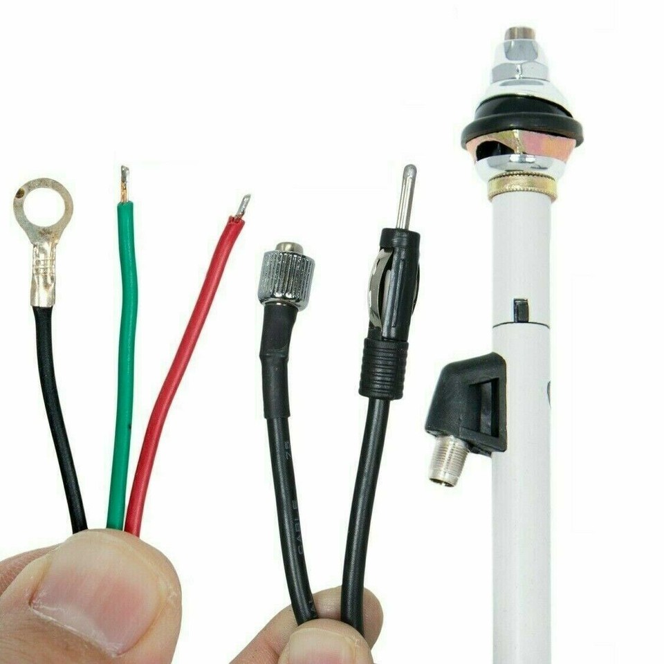 Universal Electric Power Automatic Antenna Car SUV AM FM Radio Aerial ...