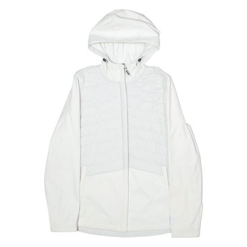 NEW BALANCE Womens Shell Jacket White Hooded S | eBay Australia