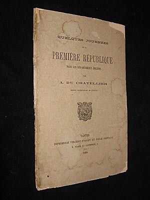 Quelques journ?es de la Premi?re R?publique dans les d?partements ...