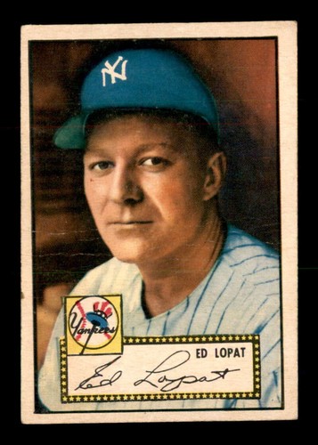1952 Topps #57 Ed Lopat VGEX X3009597 | eBay
