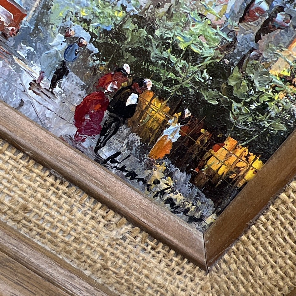 Henri Royer Impressionist Oil Painting Arc de Triomphe Paris France ...