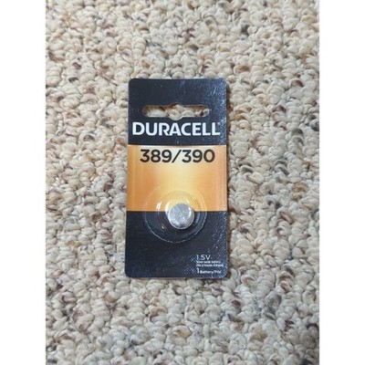 389/390 Duracell Silver Oxide Batteries (AG10, 189, LR1130, SR1130SW ...