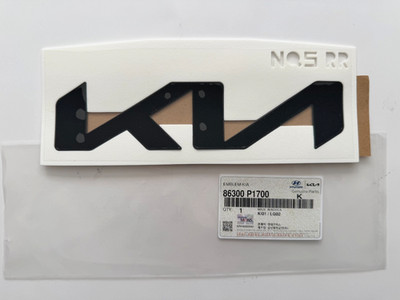 GENUINE OEM Matte Black Rear KIA Emblem 86300-P1700 for 2025 Kia ...