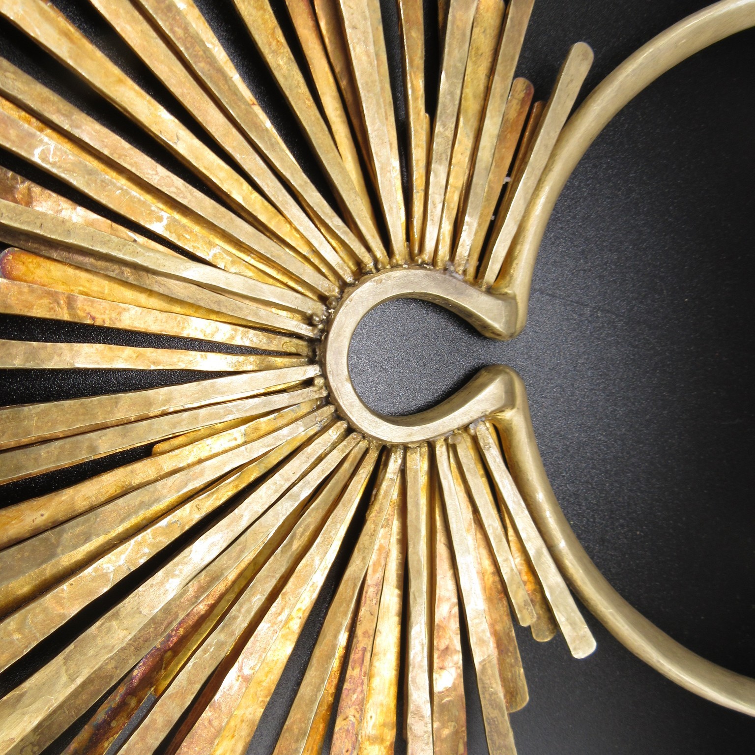 Tom Ford Lisa Eisner Sculptural Starburst Collar Necklace Vermeil 925 ...