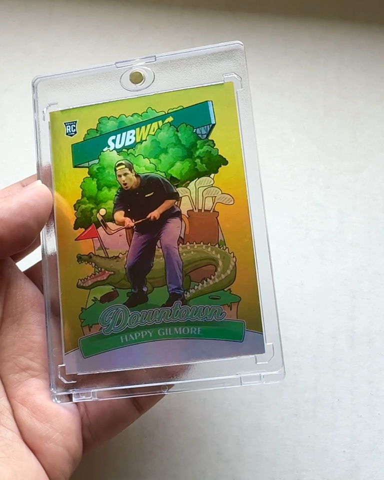 Custom Happy Gilmore x Adam Sandler Gold Holo Golf Series Downtown ...