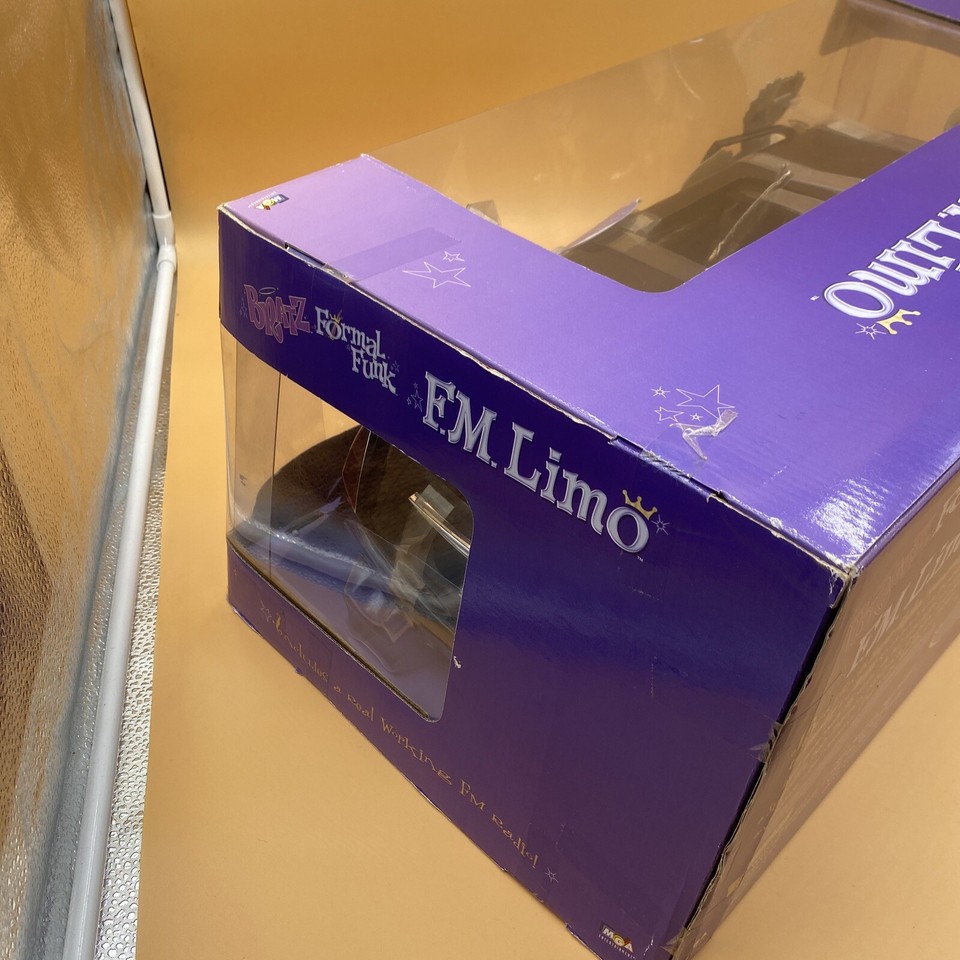 BRATZ Limo FORMAL FUNK F.M. IT'S A PARTY ON WHEELS LIMOUSINE CAR RARE ...