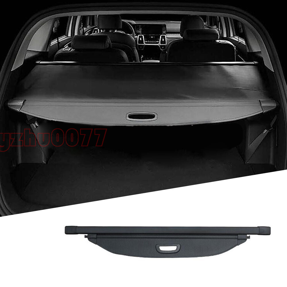 2021 2022 For Kia Sorento Black Canvas Car Rear Trunk Cargo Luggage ...