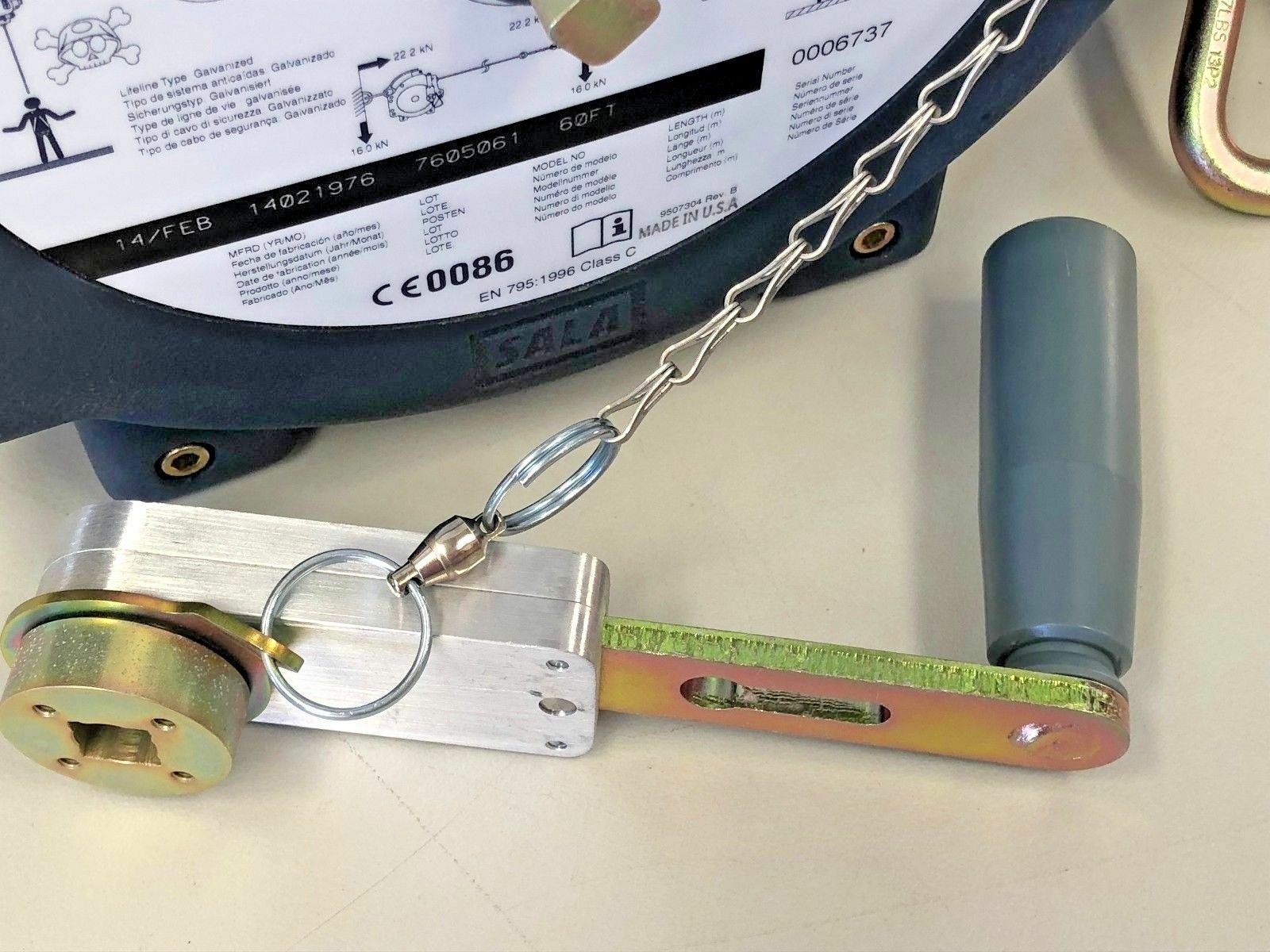 Dbi sala Ez-line retractable horizontal lifeline wire cable system ...