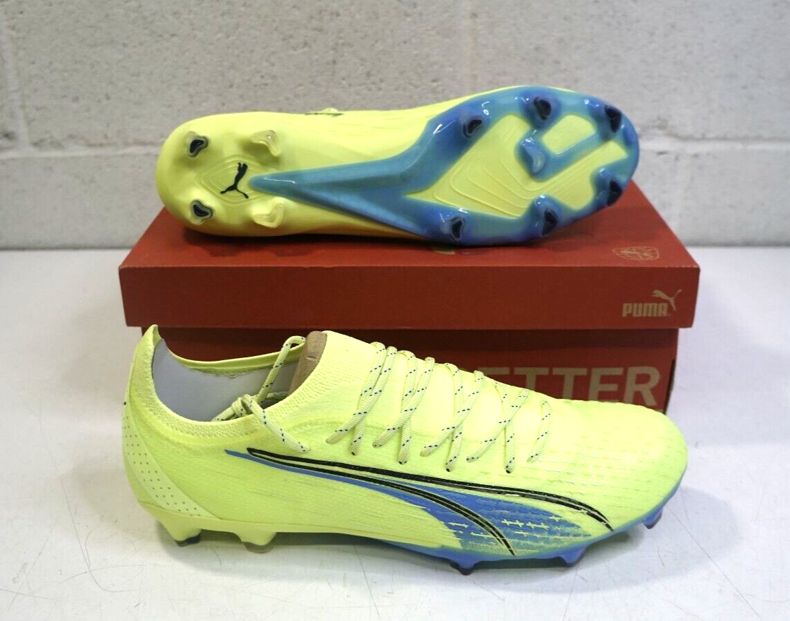 Puma Ultimate FG/AG Soccer Cleats, 106868-01, Fizzy Light Green, 13 Men ...
