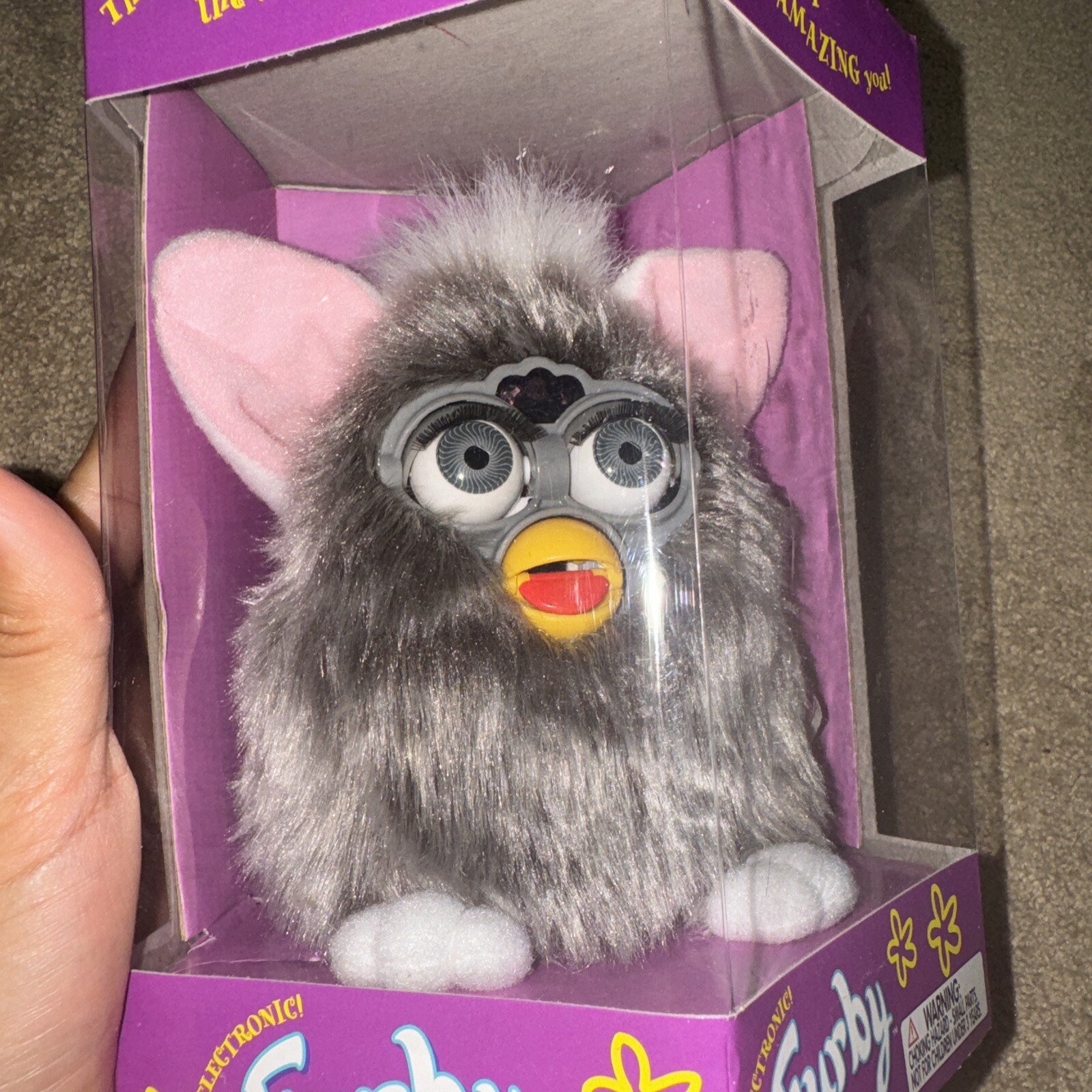 Original 1998 Furby Model 70-800 Gray New In box Tiger Electronics ...