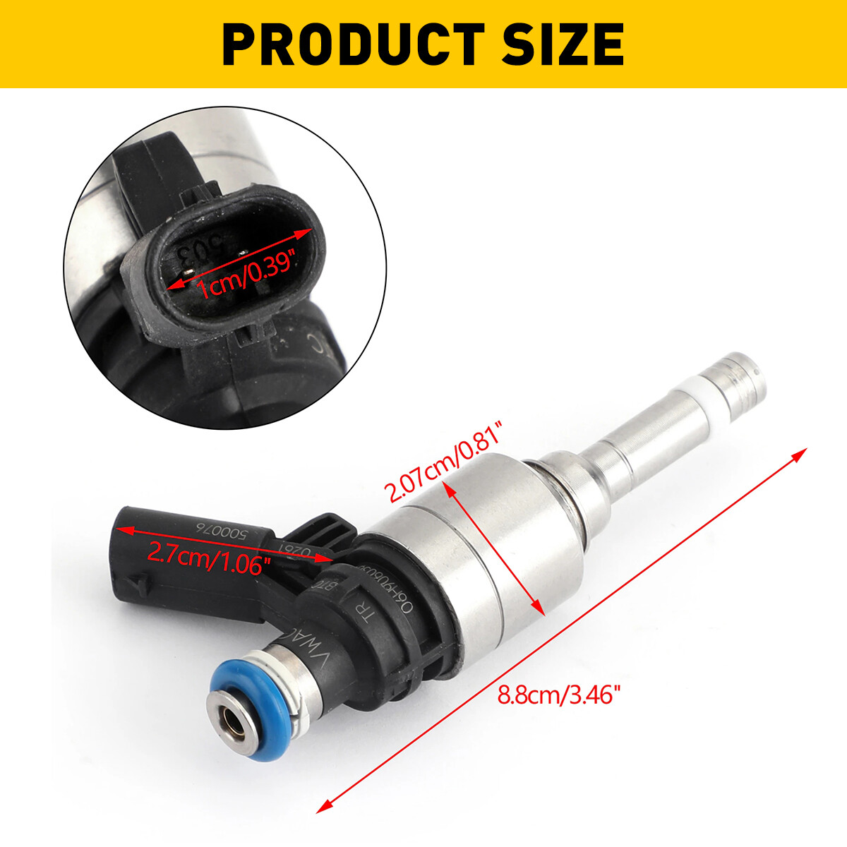 4X Fuel Injectors 06H906036G For VW GTI Jetta EOS CC Audi A3 A4 A5 TT 2 ...