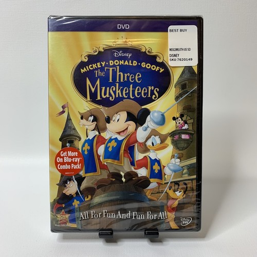 The Three Musketeers DVD 10th Anniversary Disney Micky Mouse Donald ...