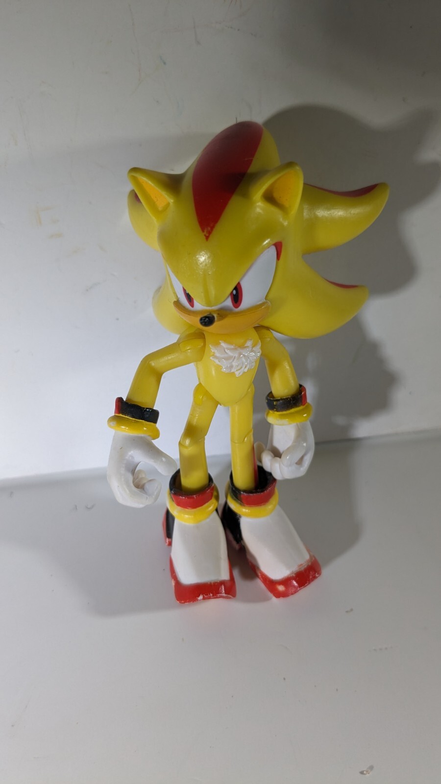 Jakks Pacific Sonic the Hedgehog 4" Super Shadow Figure Issues Nose Bad ...