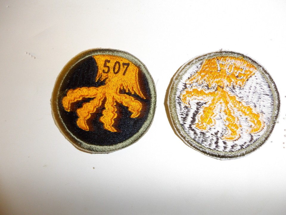 b1785 WW 2 US Army Airborne Parachute Infantry Regiment 507th 17th PIR ...