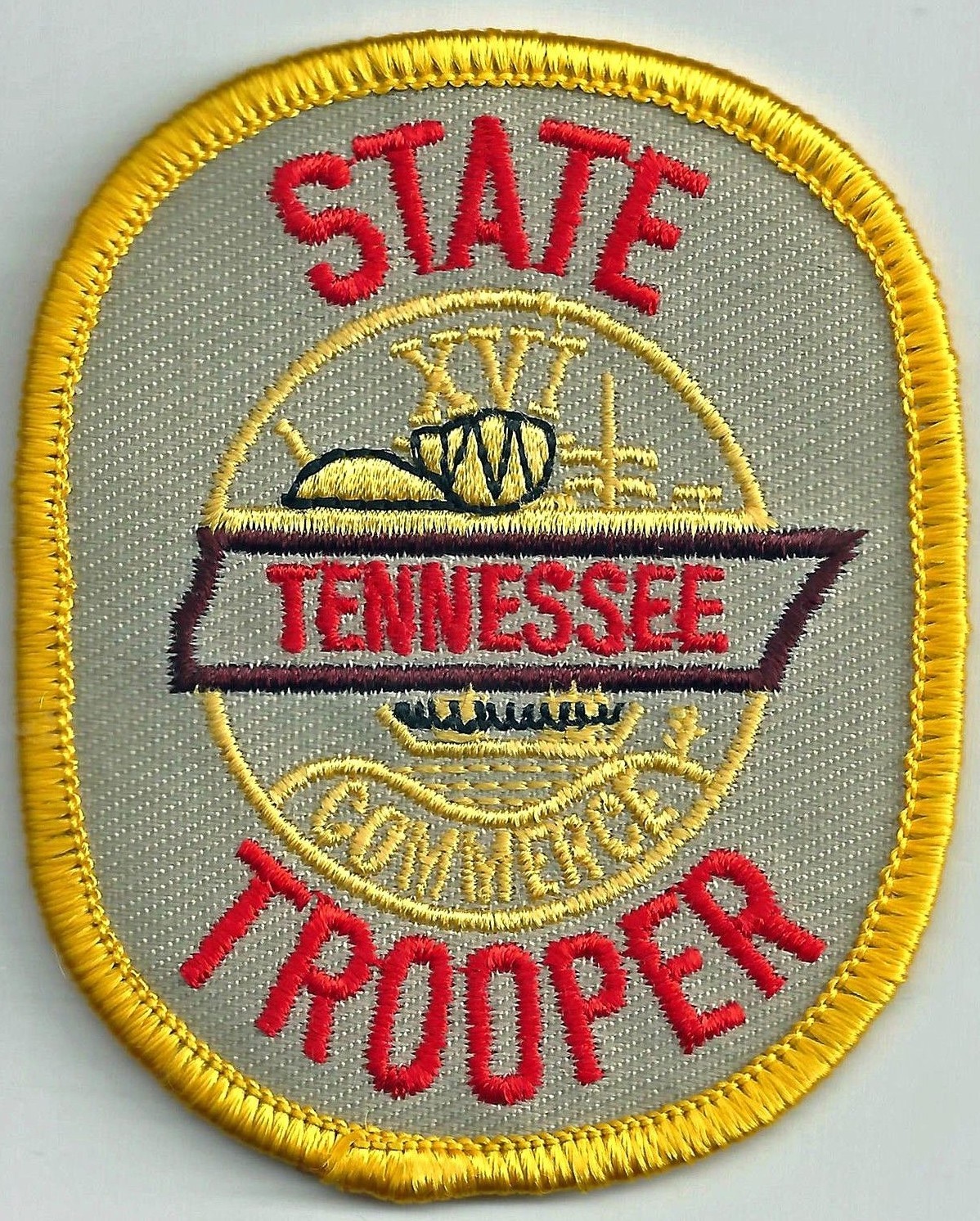 TENNESSEE STATE TROOPER - SHOULDER PATCH - IRON OR SEW-ON PATCH | eBay