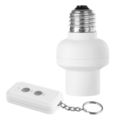 DEWENWILS Wireless Remote Control Light Socket E26/E27 Bulb Base Bulbs ...
