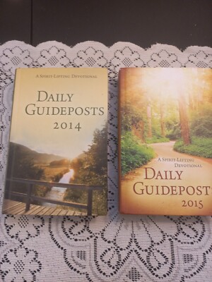 Set Of 2 Daily Guideposts Books 2014 & 2015 A Spirit Lifting Devotional ...