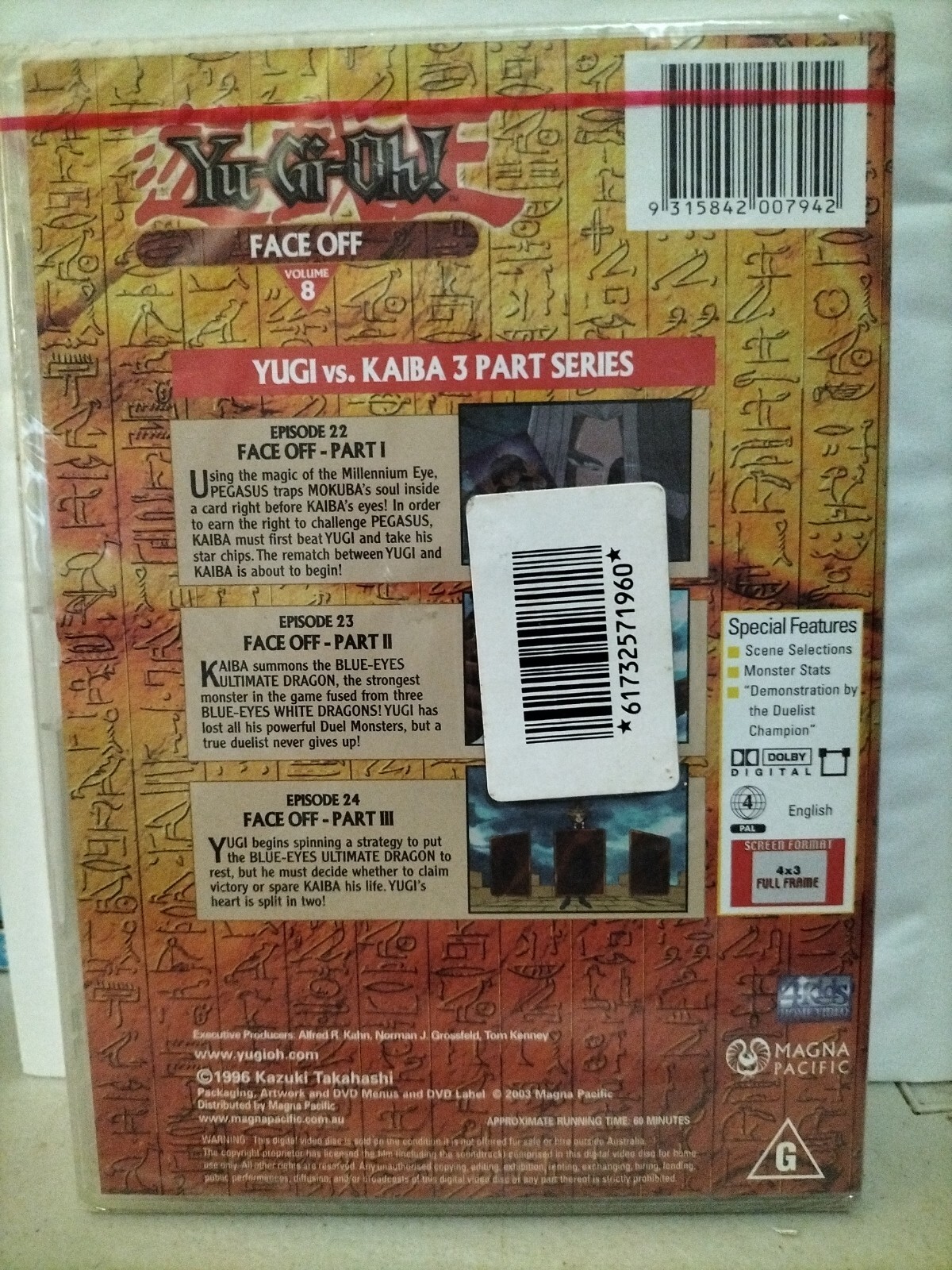 YU-GI-OH! FACE OFF VOLUME 8 DVD Region 4 (BRAND NEW & SEALED) | eBay