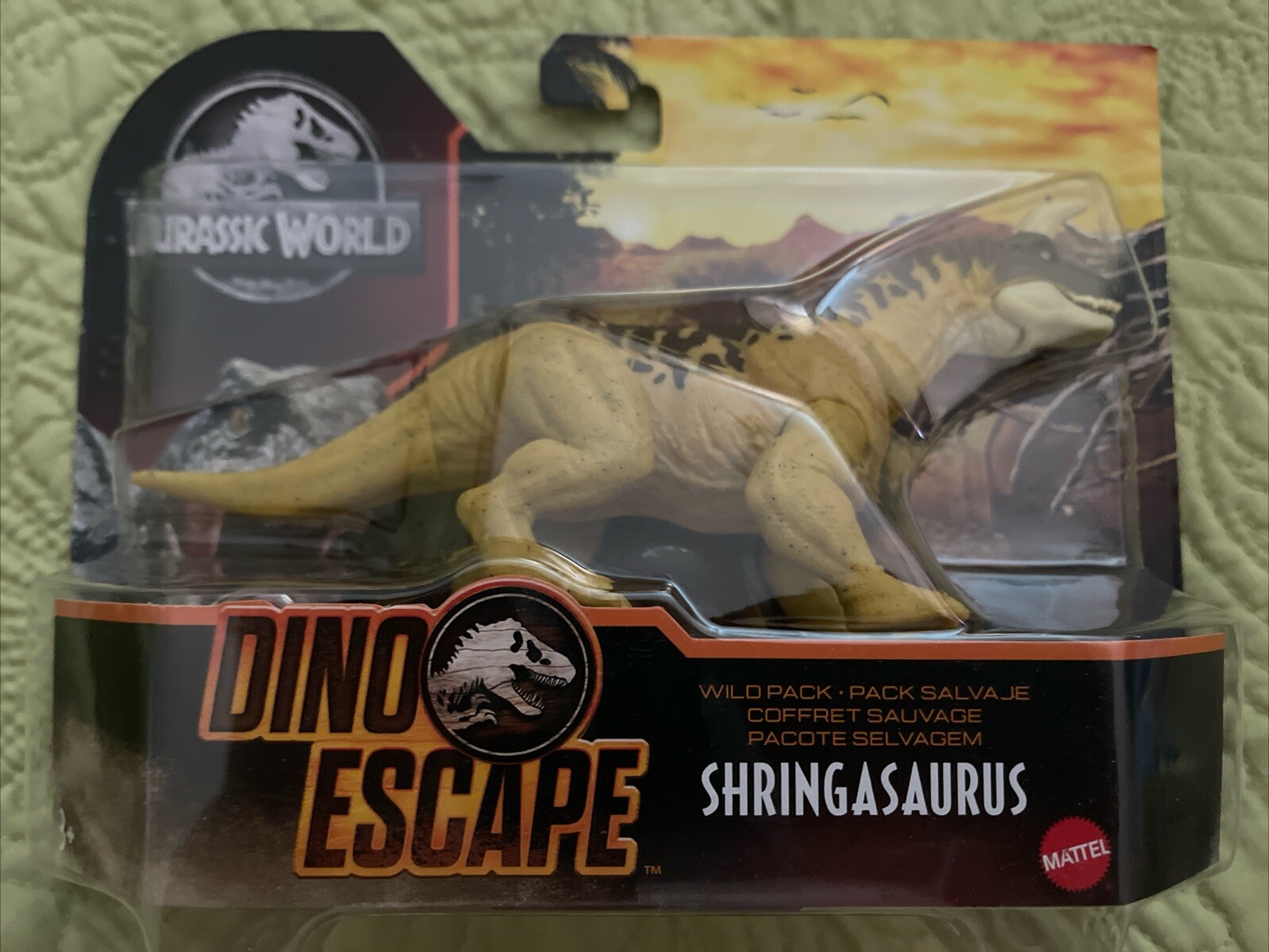Mattel 2021 Jurassic World Dino Escape Wild Pack Shringasaurus Figure ...