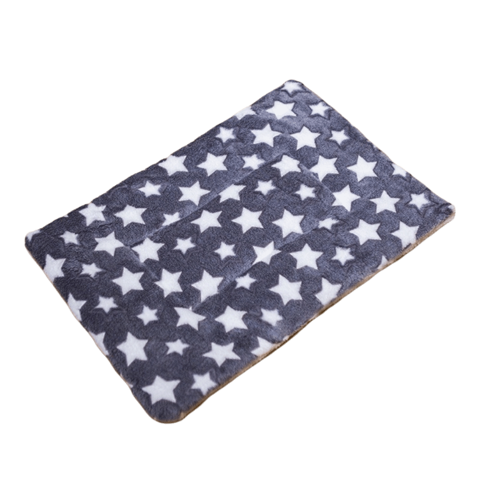 Thickened Pet Sleeping Mat Star Pattern Pet Bed Pad Autumn Winter ...